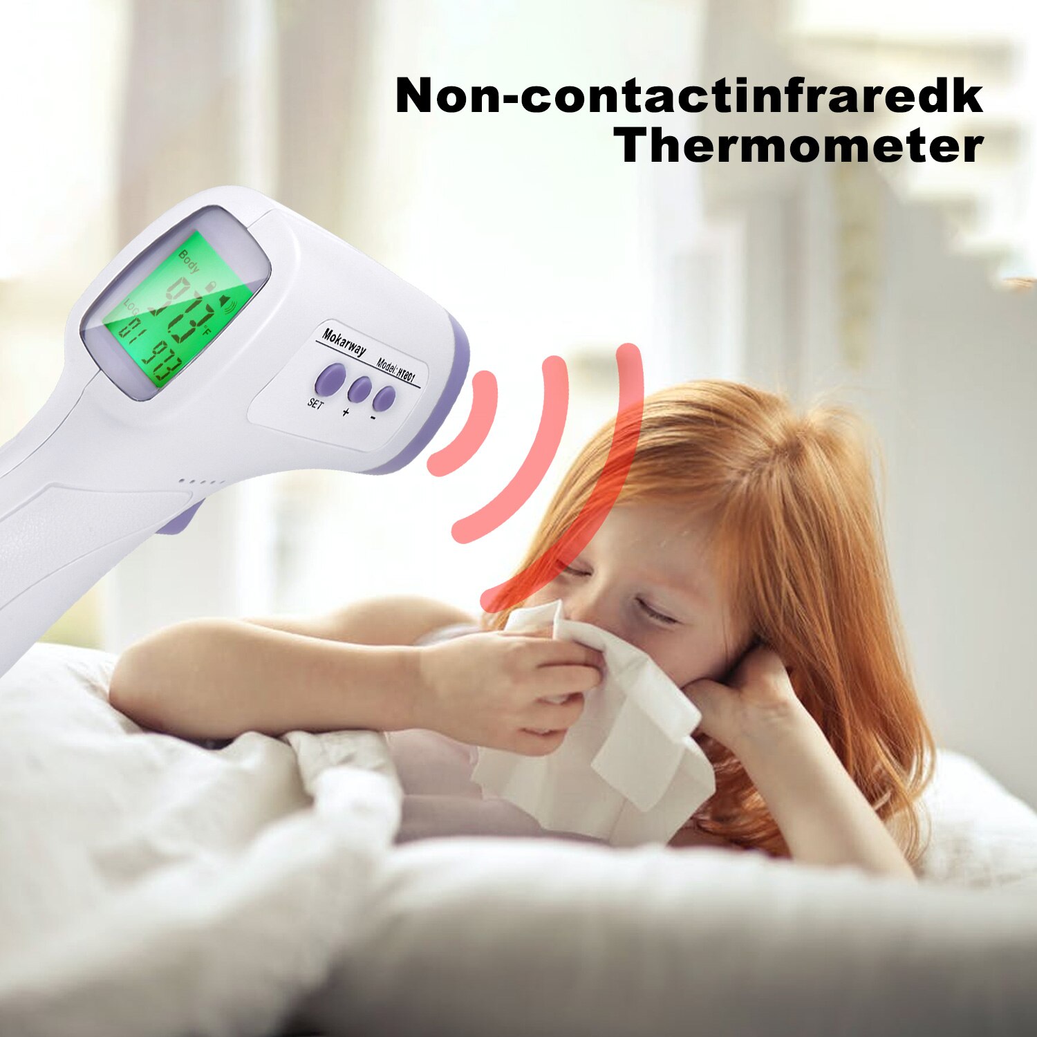 Non-contact Infrarood Thermometer Voorhoofd Temper... – Vicedeal