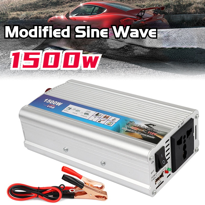 Modified Sine Wave Inverter 1500W Power Solar Car ... – Vicedeal