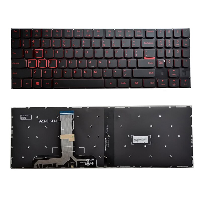 US English Backlit Keyboard For Lenovo Legion Y520... – Grandado