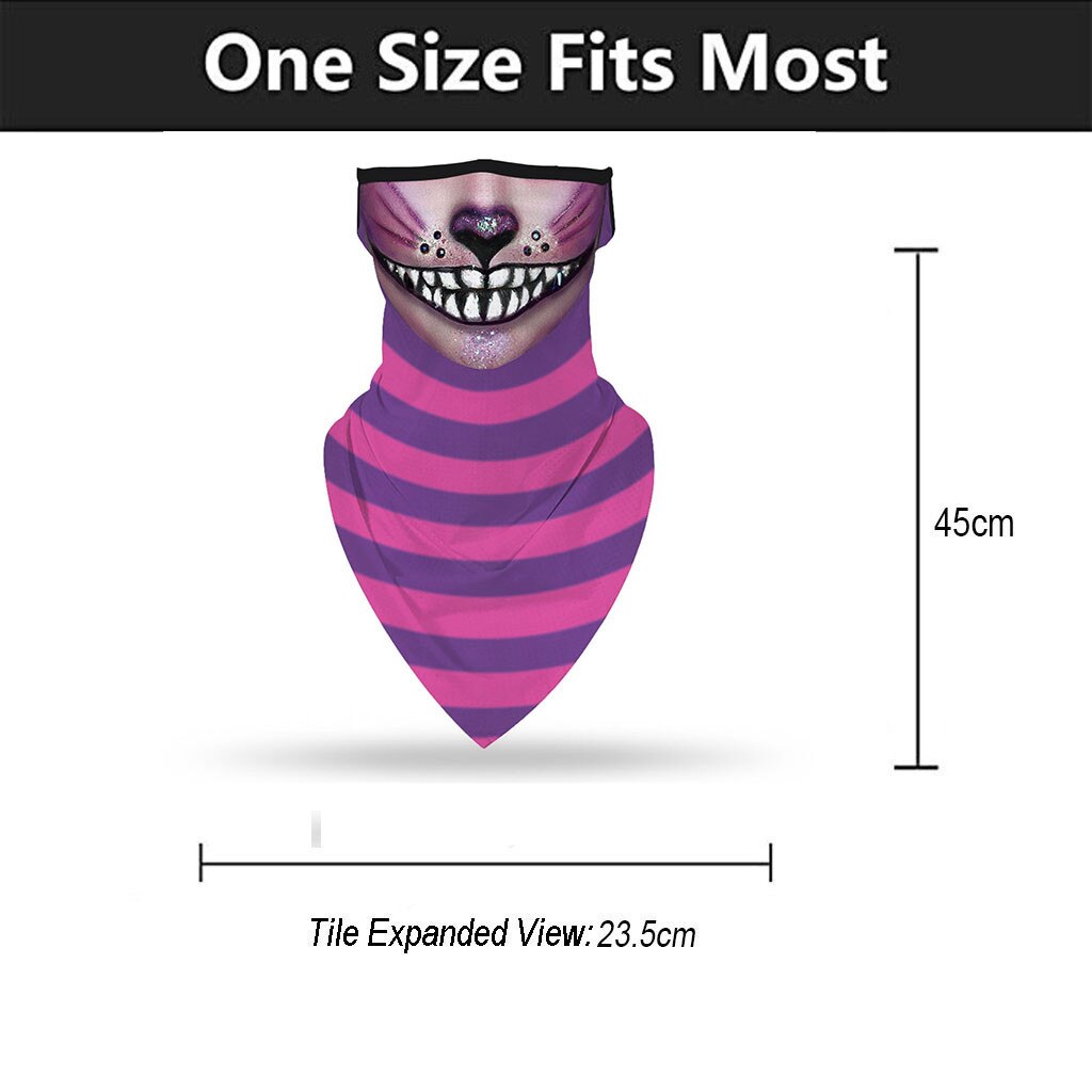 Face Mask Outdoor Print Seamless Ear Mask For Face... – Vicedeal