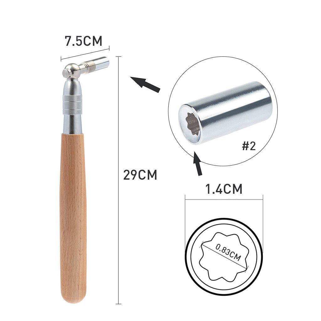 NAOMI Piano Tuning Hammer Wrench Tool Octagon Core... – Grandado