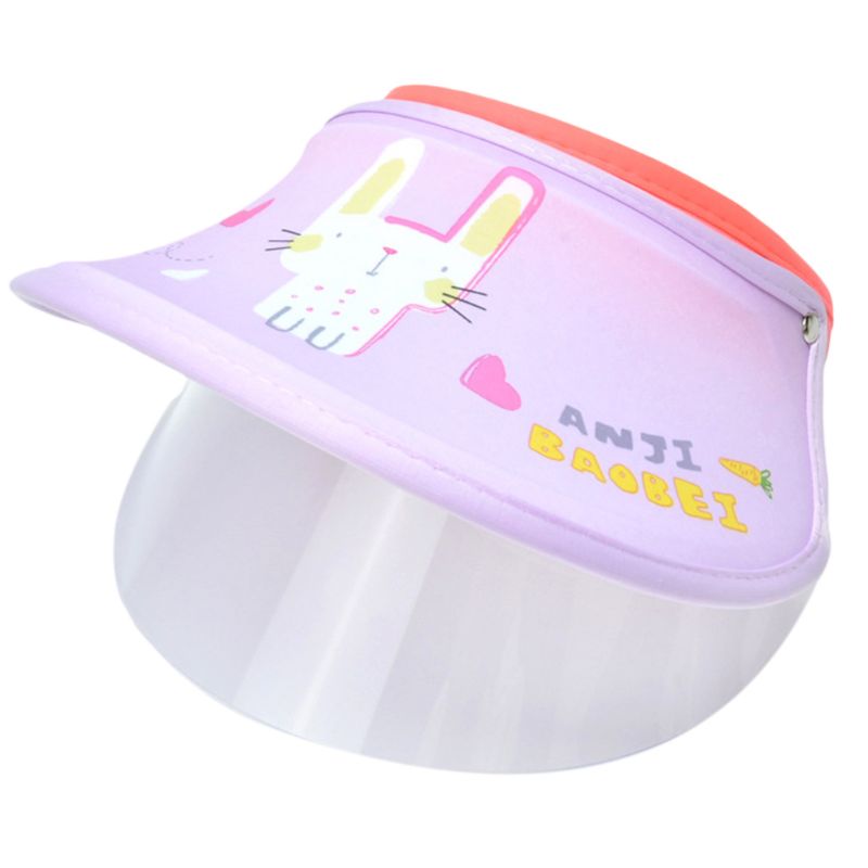 Kids Double Visor Protective Sun Cap Clear Face Sh... – Grandado