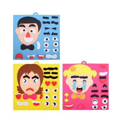 Children Diy Toys Kindergarten Toys Paste Facial F... – Vicedeal