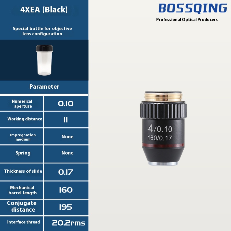 Biological Microscopes Lens 4X 10X 20X 40X 60X 100... – Grandado