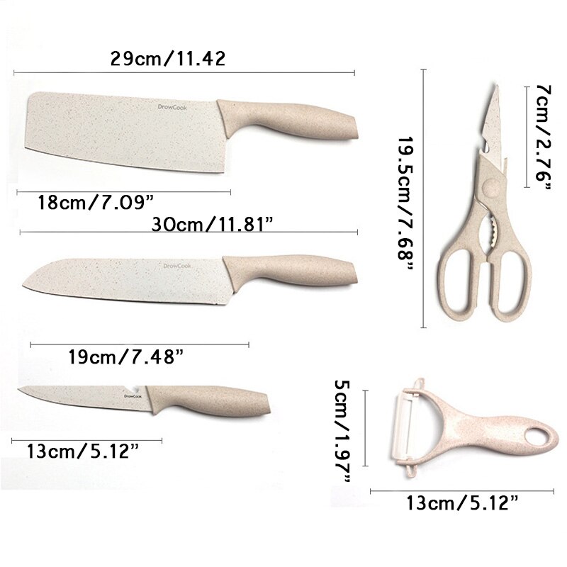 5/6/7 Stuks Complementaire Voedsel Fruit Keuken Me... – Vicedeal