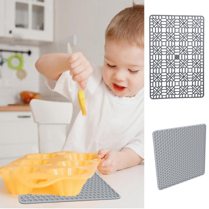 Silicone Dish Drying Mat Multi-Use Silicone Dish D... – Grandado