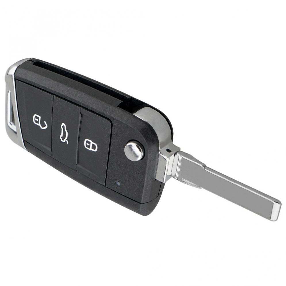 3 Button Car Styling Flip Folding Key Fob Smart Au... – Grandado