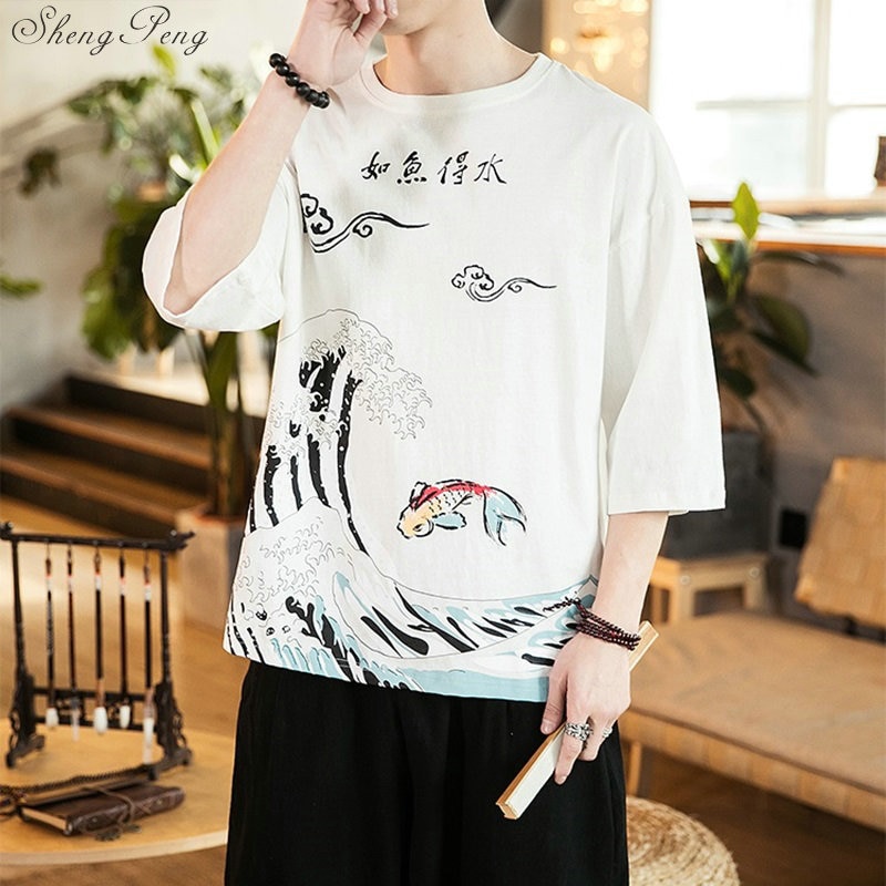 Traditional chinese clothing for men oriental mens... – Grandado