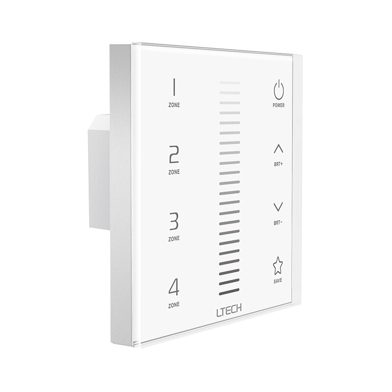 led Dimmer 4 zones Touch Panel Wall Mount Dimming ... – Grandado