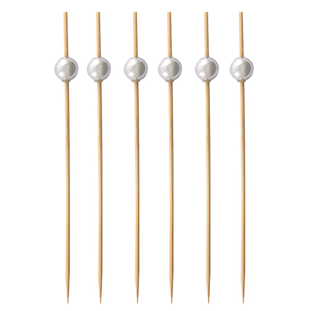 100 Pcs 12 Cocktail Picks Round Beads Appetizer Pi... – Grandado