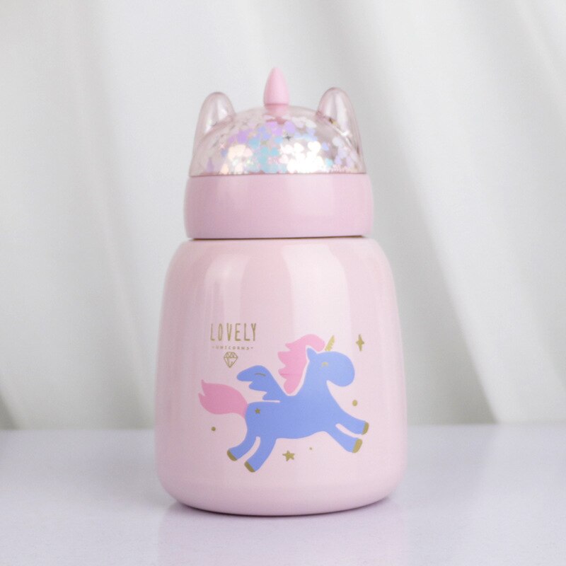 Cute Unicorn Thermos 300ml Stainless Steel Vacuun ... – Vicedeal