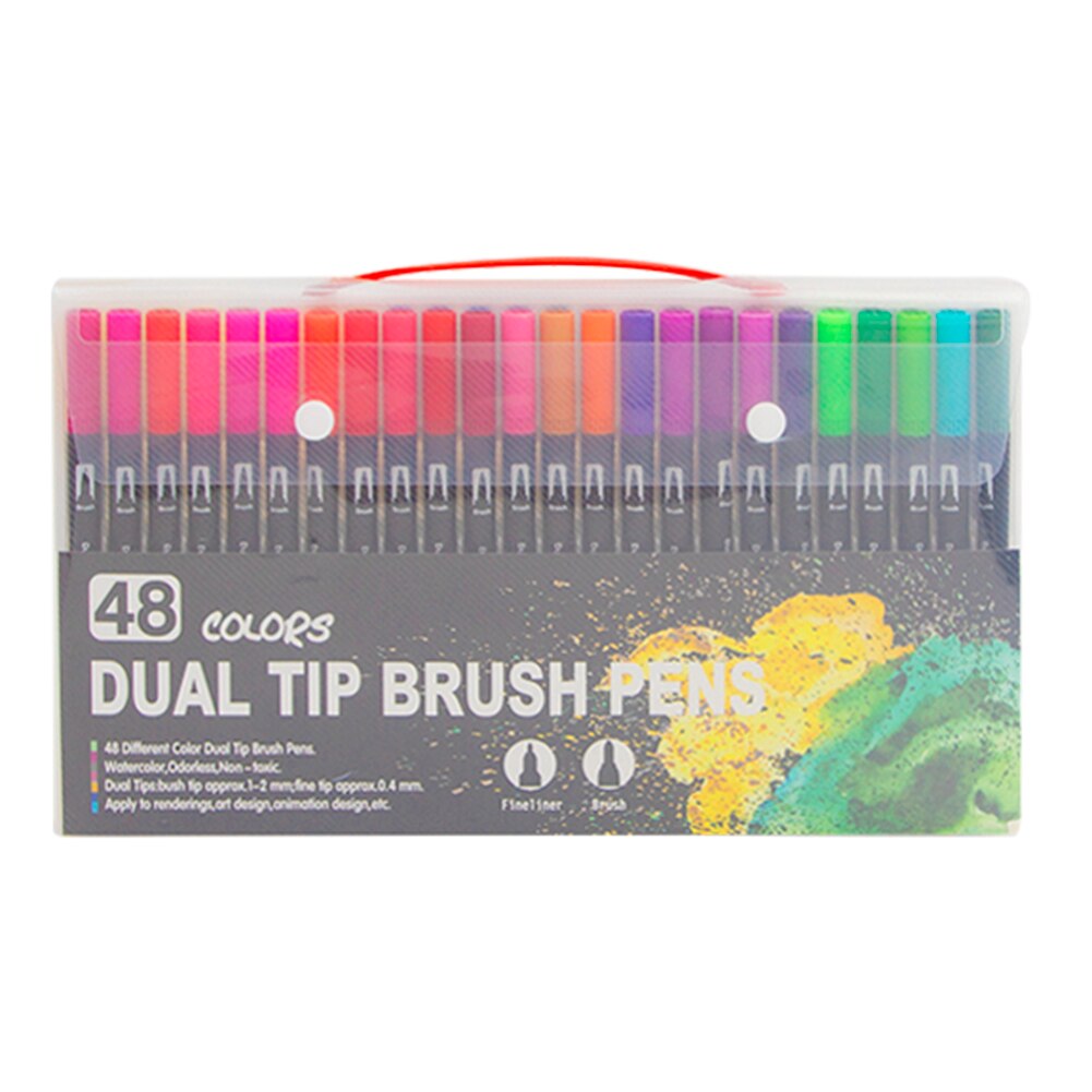 1box 48 Color Watercolor Markers for Drawing Paint... – Vicedeal