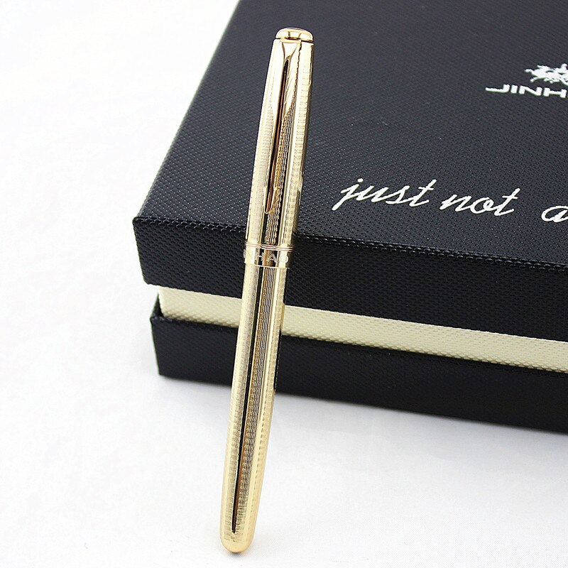 Jinhao 75 Golden Metal Vulpen, Mooie Grid Patronen... – Grandado