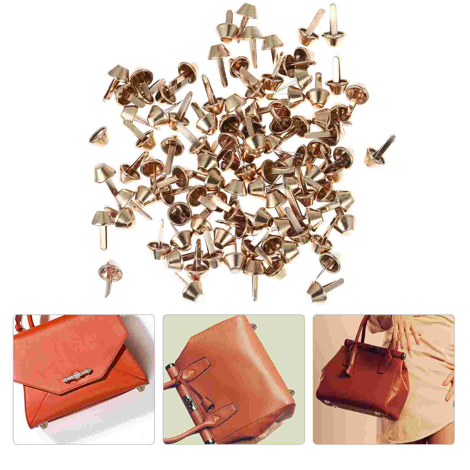 100 pezzi rivetti artigianali in pelle borsa fai d... – Grandado