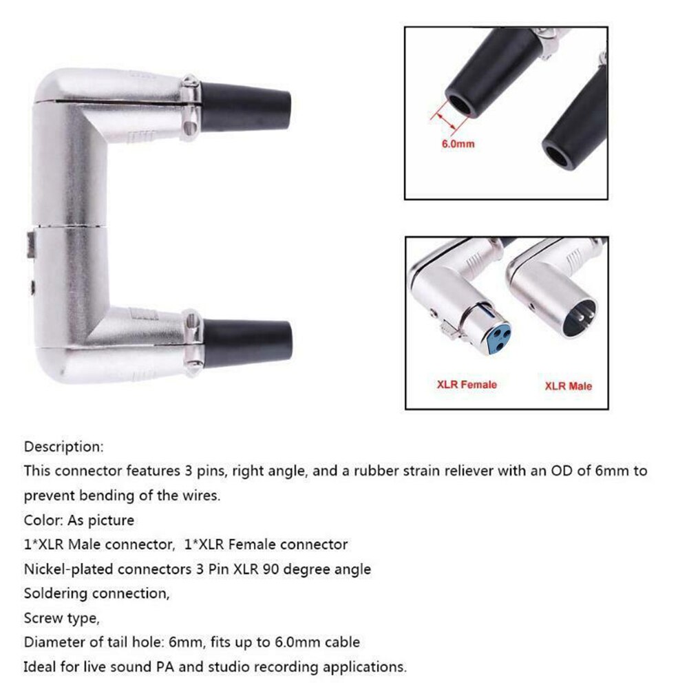 3 Pin Mini Right Angle Converter Stereo Jack Home ... – Vicedeal