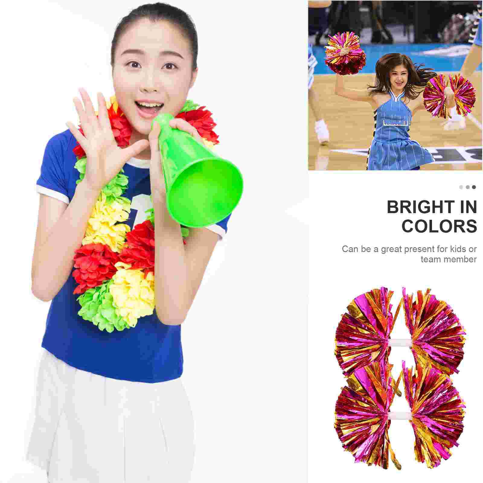 2 Stuks Cheerleader Pom Poms Cheerleading Pom Poms... – Vicedeal