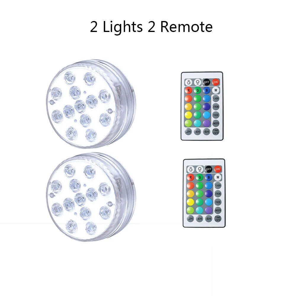 13 LED RGB Submersible Light IP68 Waterproof Under... – Vicedeal