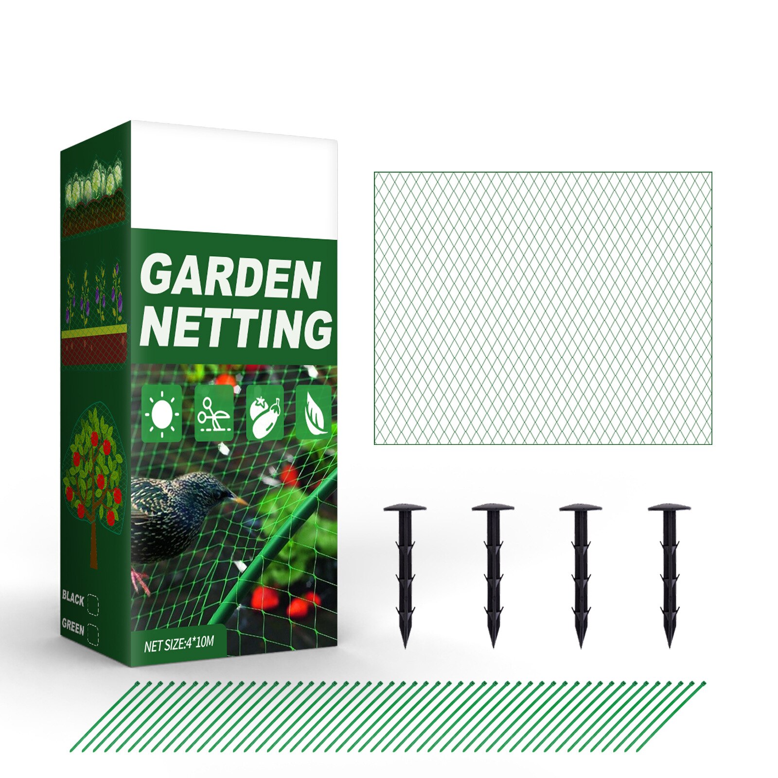 Multipurpose Garden Netting Reusable Heavy Duty Pl... – Grandado
