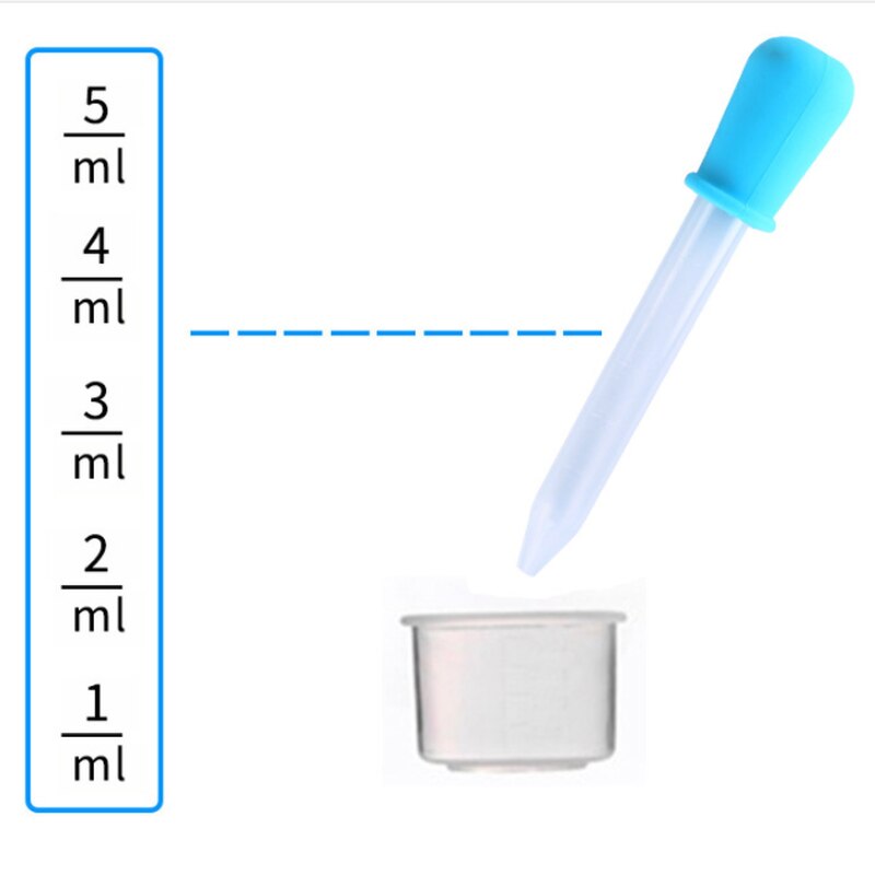 5ML Clear Small Silicone Plastic Feeding Medicine ... – Vicedeal