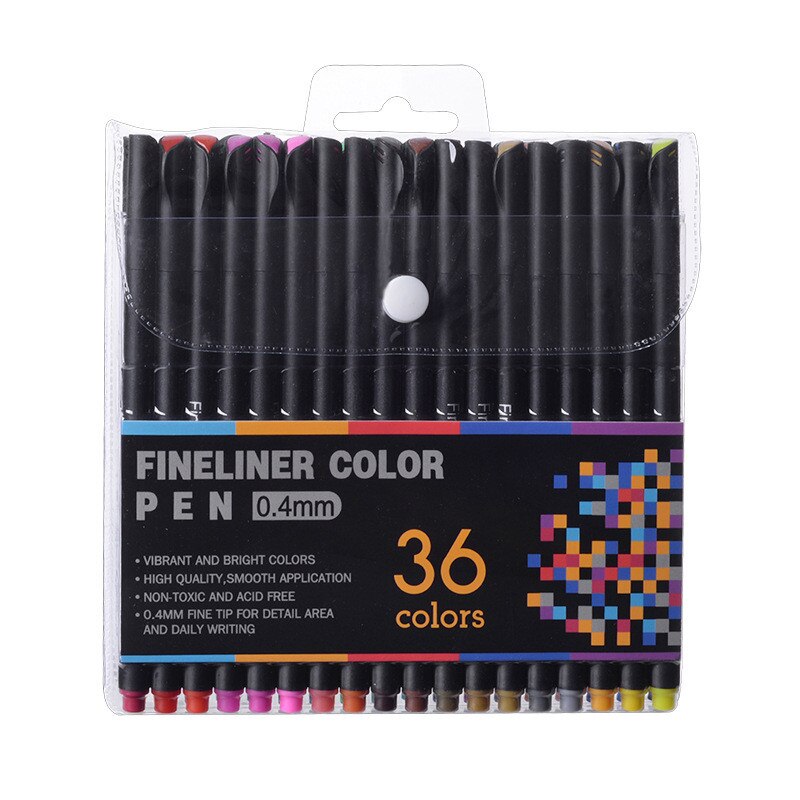 12/24/36 farben Fineliner Tinte Stift Set Bunte Gr... – Vicedeal