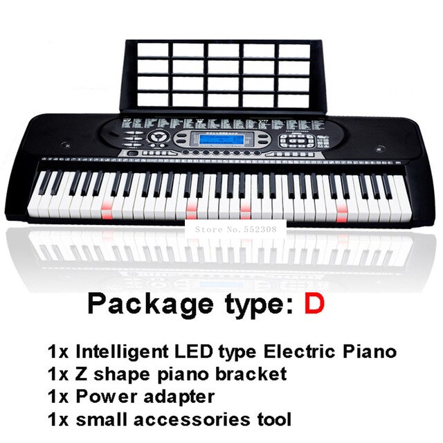 61 Key Multifunctional Digital Electric Piano Digi... – Grandado