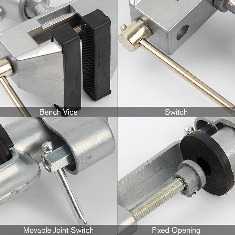 2 in 1 Table Vise Aluminium Alloy 360 Degree Rotat... – Grandado