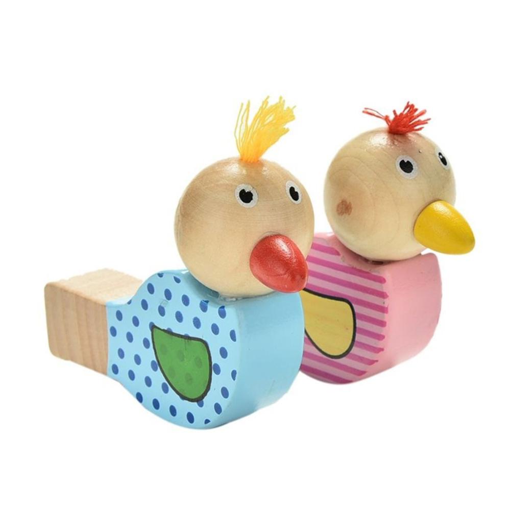 Funny Wooden Mini Cartoon Bird Whistle Toy Kids Ch... – Grandado