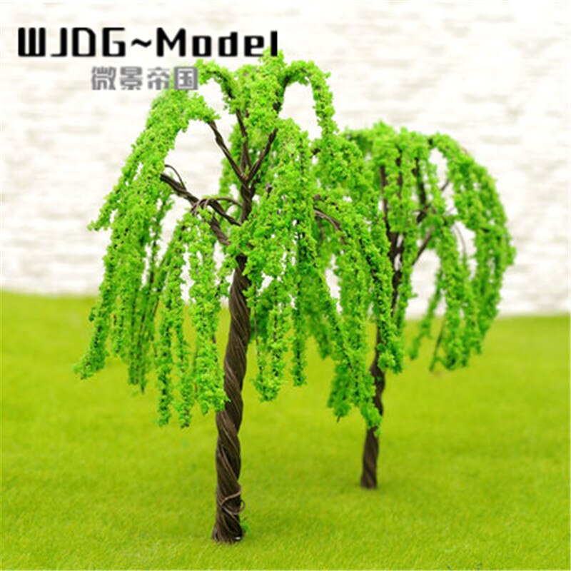 12 PCS height 8cm/12cm/15cm green tree model HO OO... – Grandado