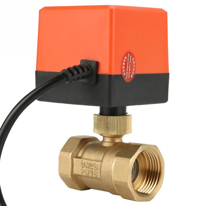 Motorized Brass Ball Valve 2-Way Electrical Valve ... – Vicedeal