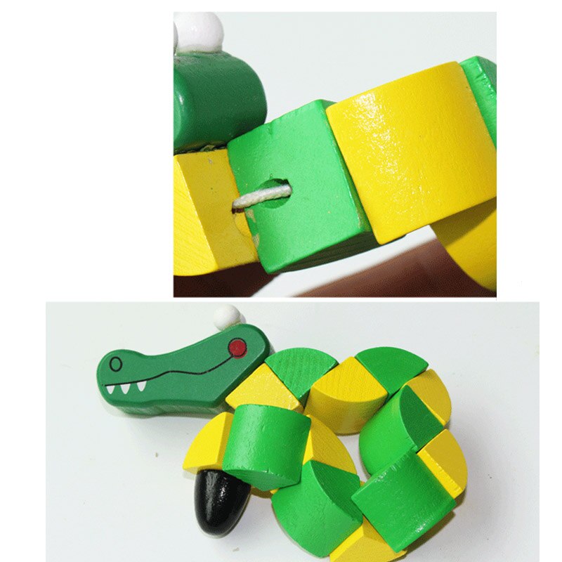 Wooden Colorful Twisted Insect Toys Cute Animal Pu... – Vicedeal