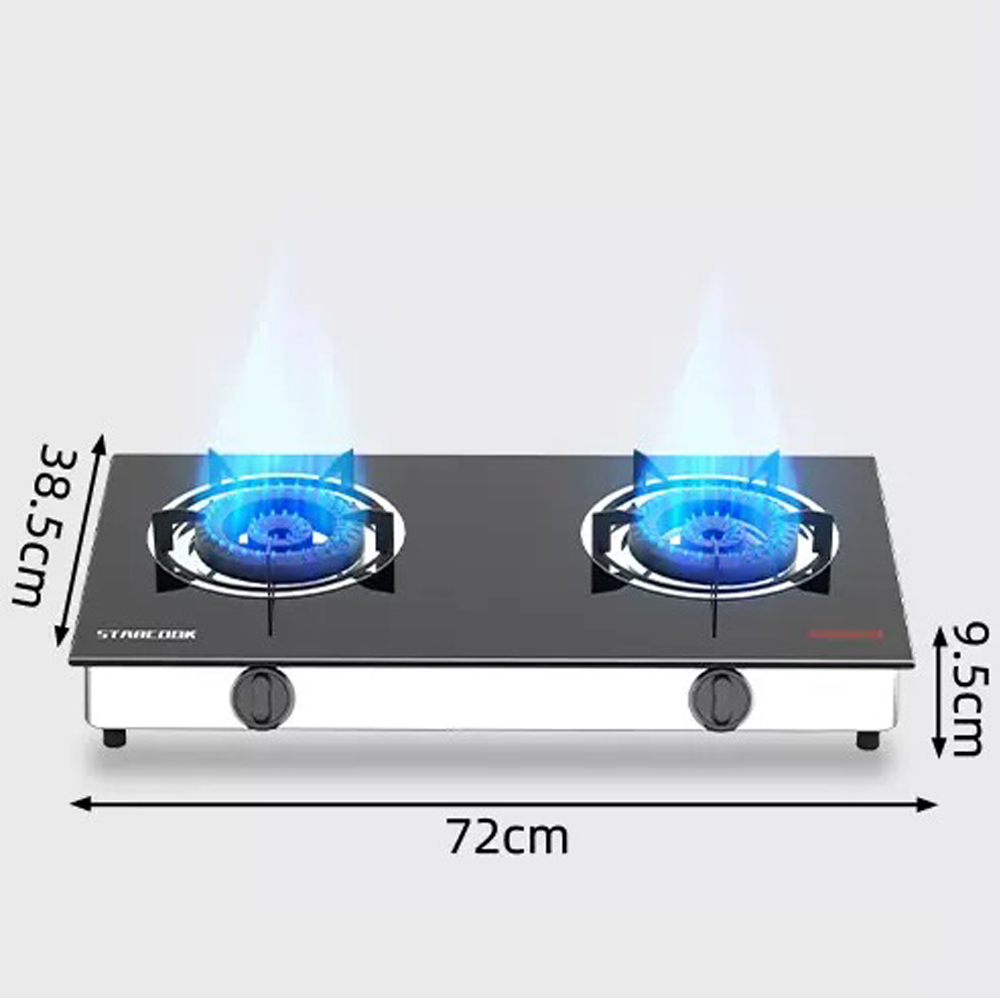 Table Top Gas Cooker 2 Burner Household Cocina A G... – Grandado