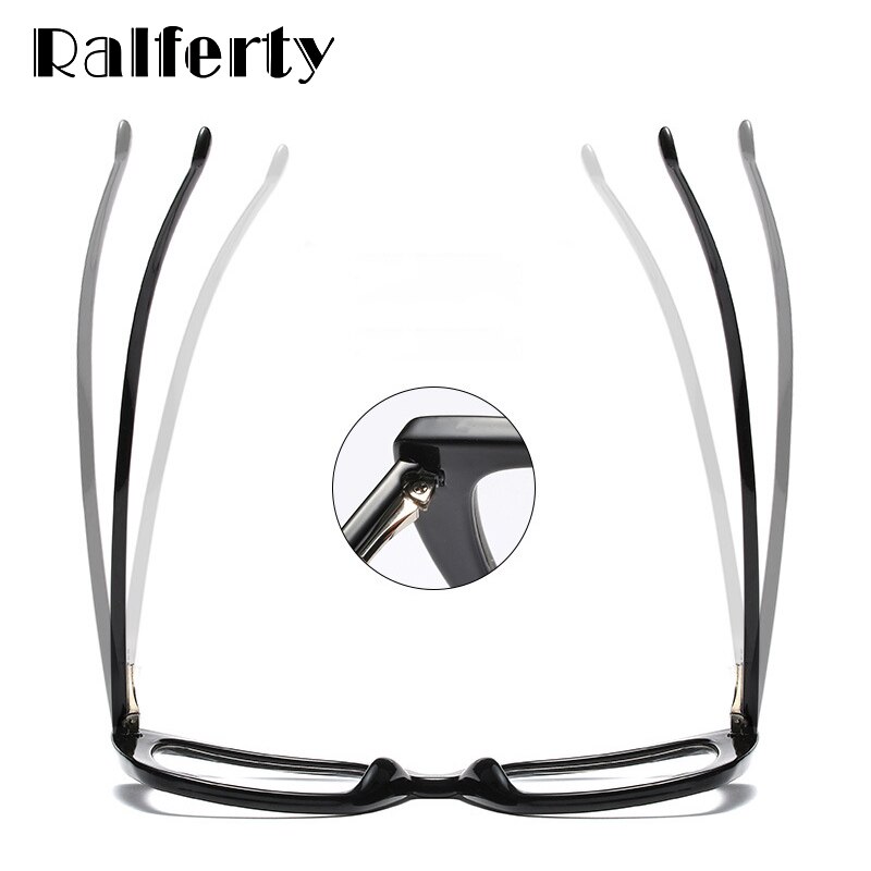 Ralferty Retro Leopard Eyeglasses Frame Women Eye Grandado