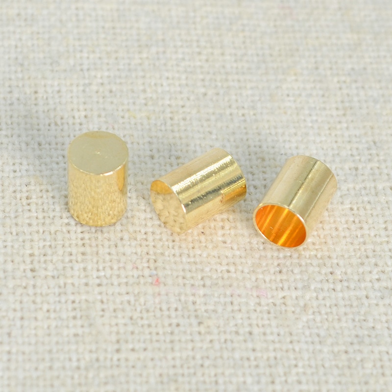 100 PCS 2.5-3-4-5mm Metal Leather Rope Copper End ... – Grandado