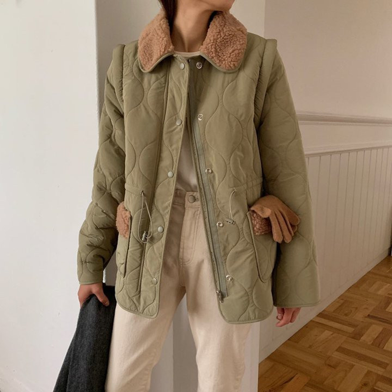 HziriP Winter Korean Style Cotton-padded Coat Wome... – Grandado