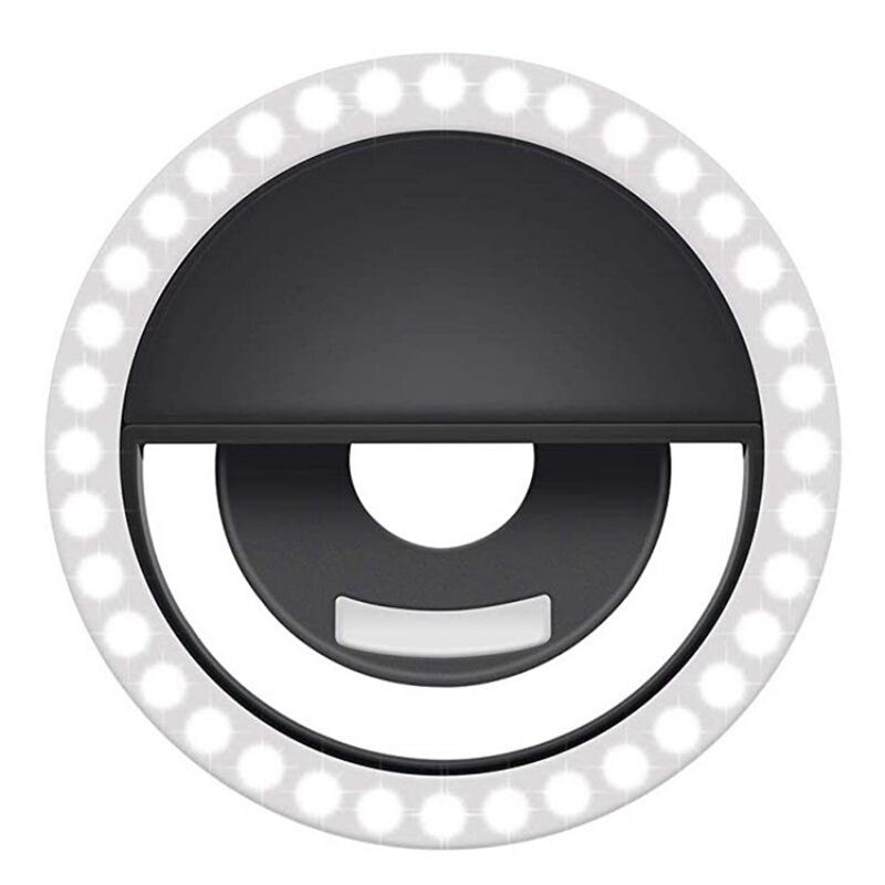 Selfie Ring Light Rechargeable Clip-on Phone Ring ... – Grandado