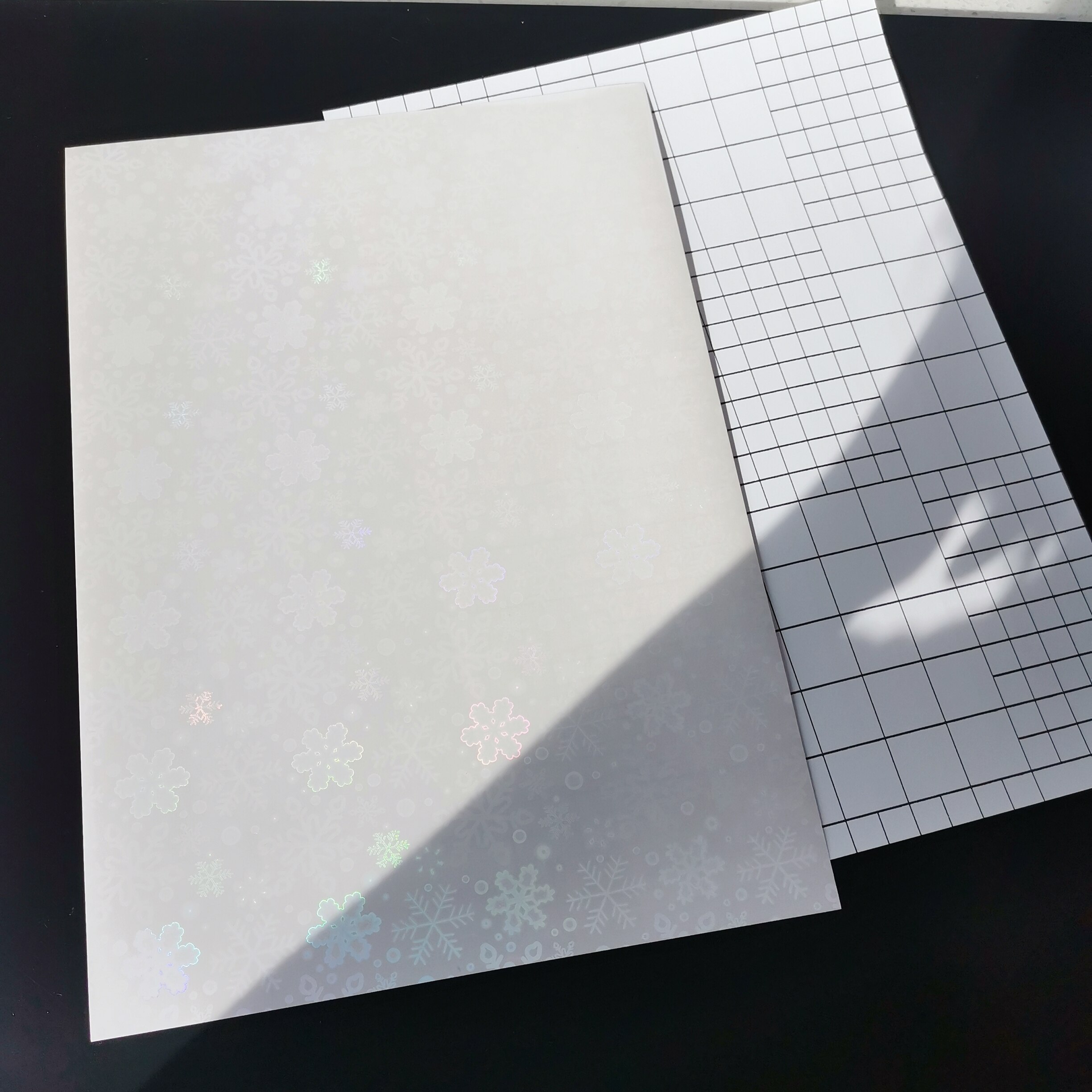 Foil Adhesive Tape Back Snowflake Holographic Stam... – Grandado