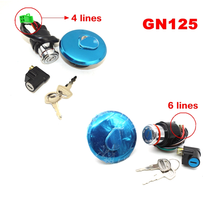 moto accessoire set lock voor Suzuki GN125 gn125-8... – Grandado