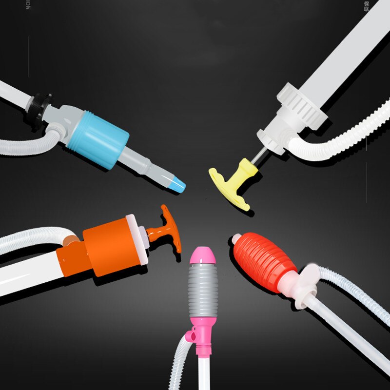 Portable Transfer Pump Manual siphon plastic hose ... – Grandado