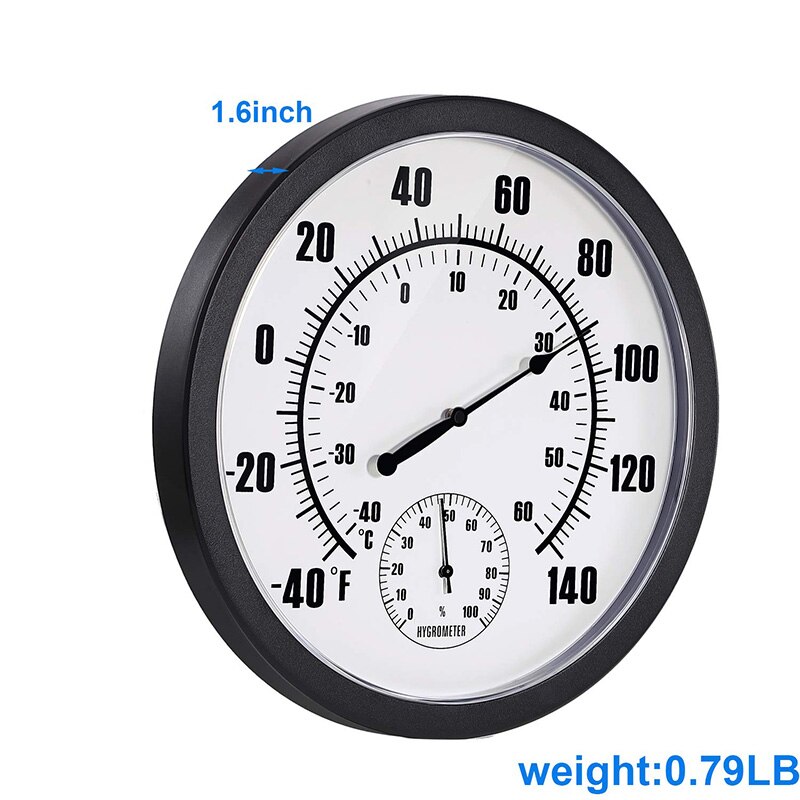 2 Pcs 10 Inches Indoor Outdoor Weather Thermometer... – Grandado
