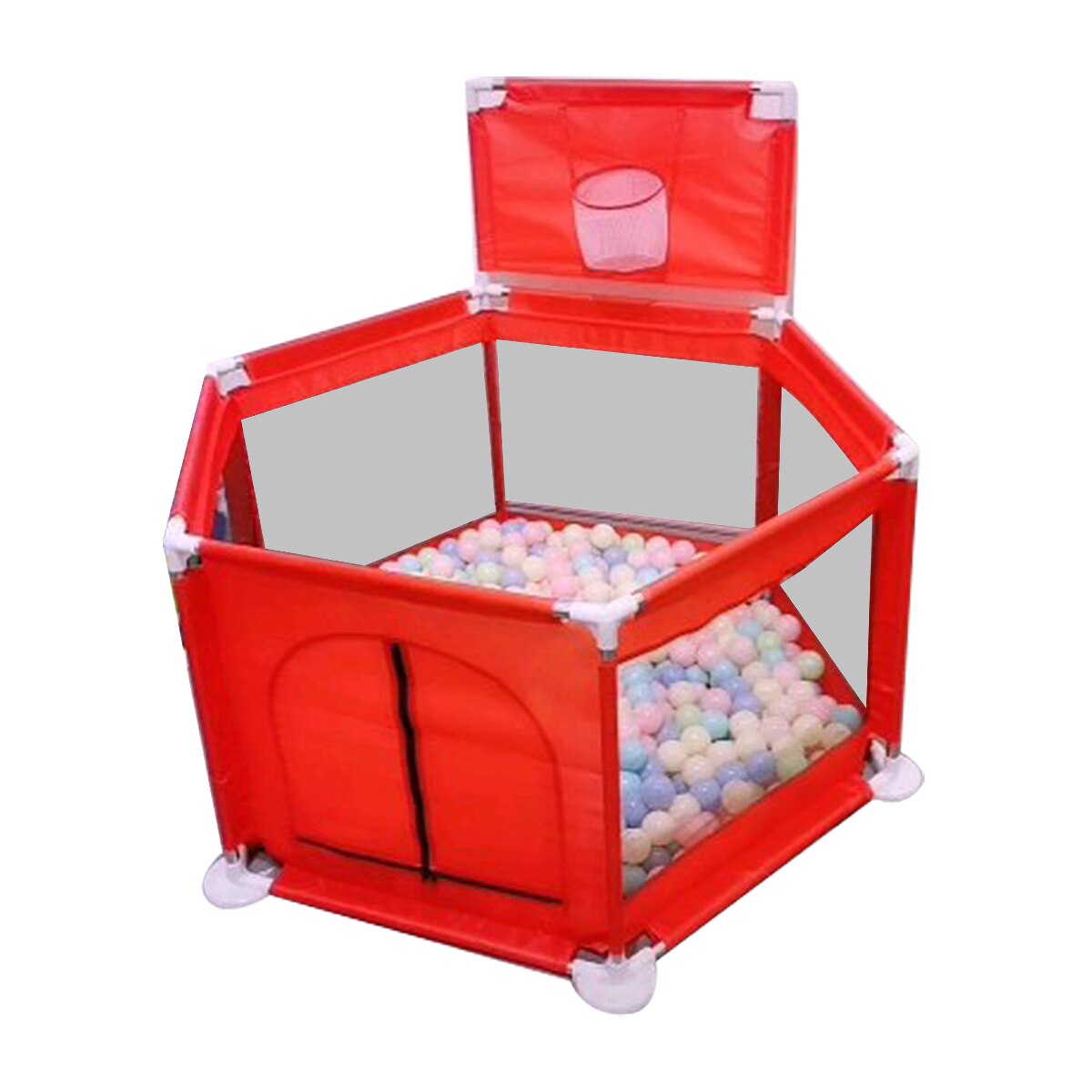 Children Playpen Pool with Basketball Stands For 0... – Vicedeal