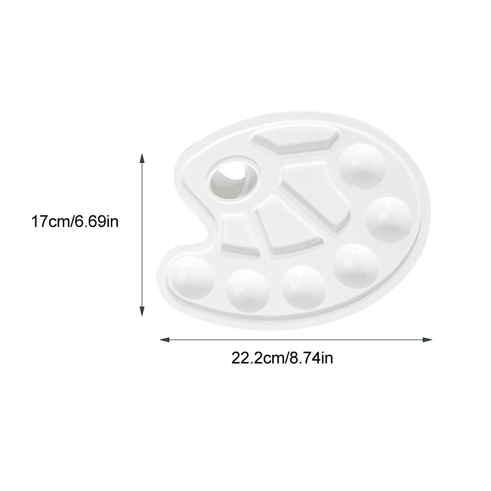 6pcs Stackable Paint Pallet With Thumb Hole Kids A... – Grandado