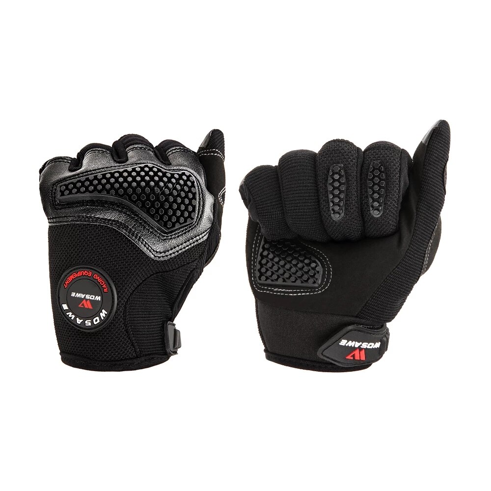 WOSAWE Men Cycling Gloves Touchscreen PU Leather B... – Grandado