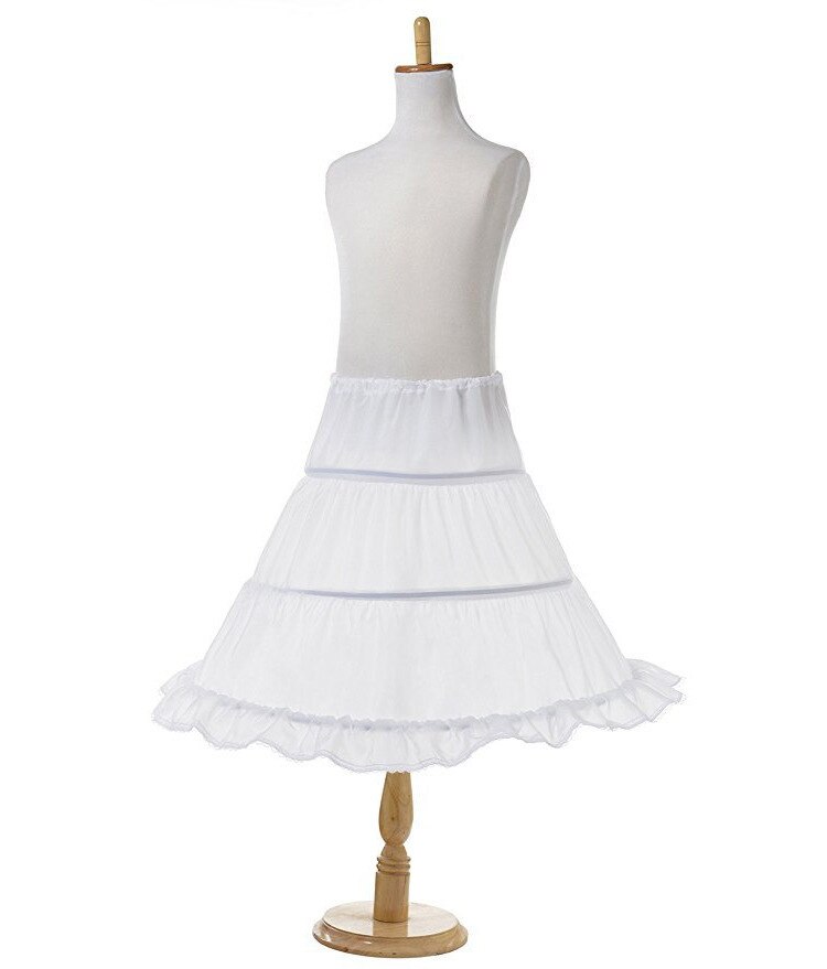 Kid Girls Pannie Skirt Bride Wedding Dress Full Fl... – Grandado