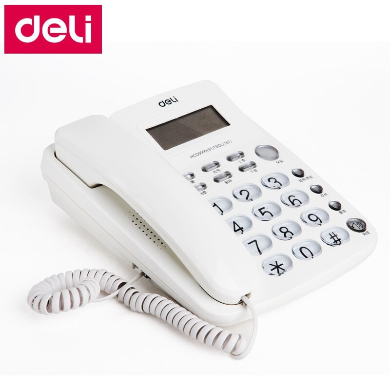 [ReadStar]Deli 787 seat type telephone corded phon... – Grandado