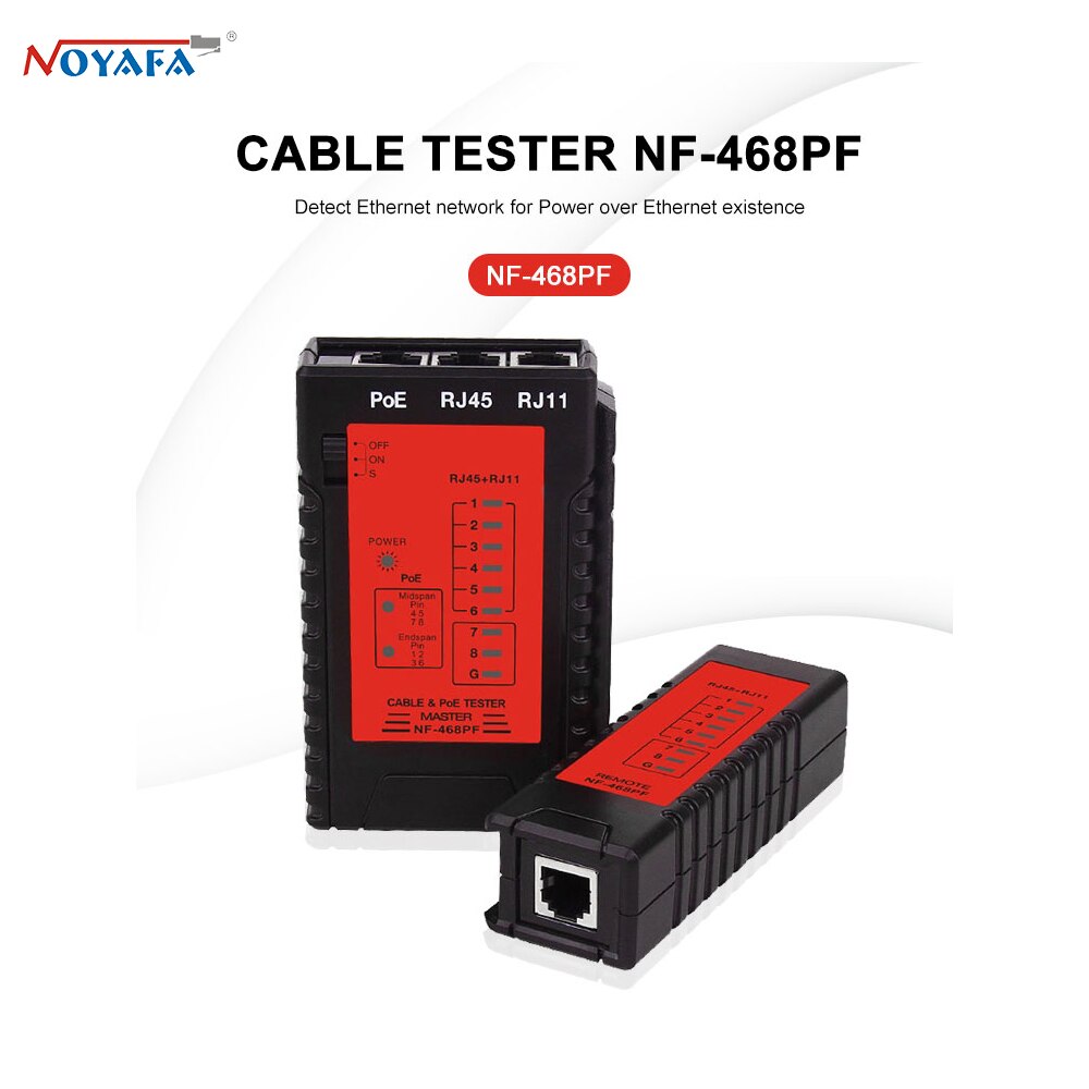 NOYAFA NF-468PF RJ11 RJ45 Kabel Tester Für Netzwer... – Vicedeal