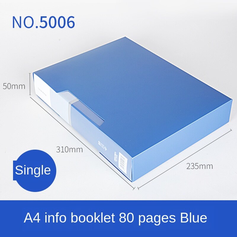 Opening Data Booklet A4 Folder Insert Bag Multi-Pa... – Grandado