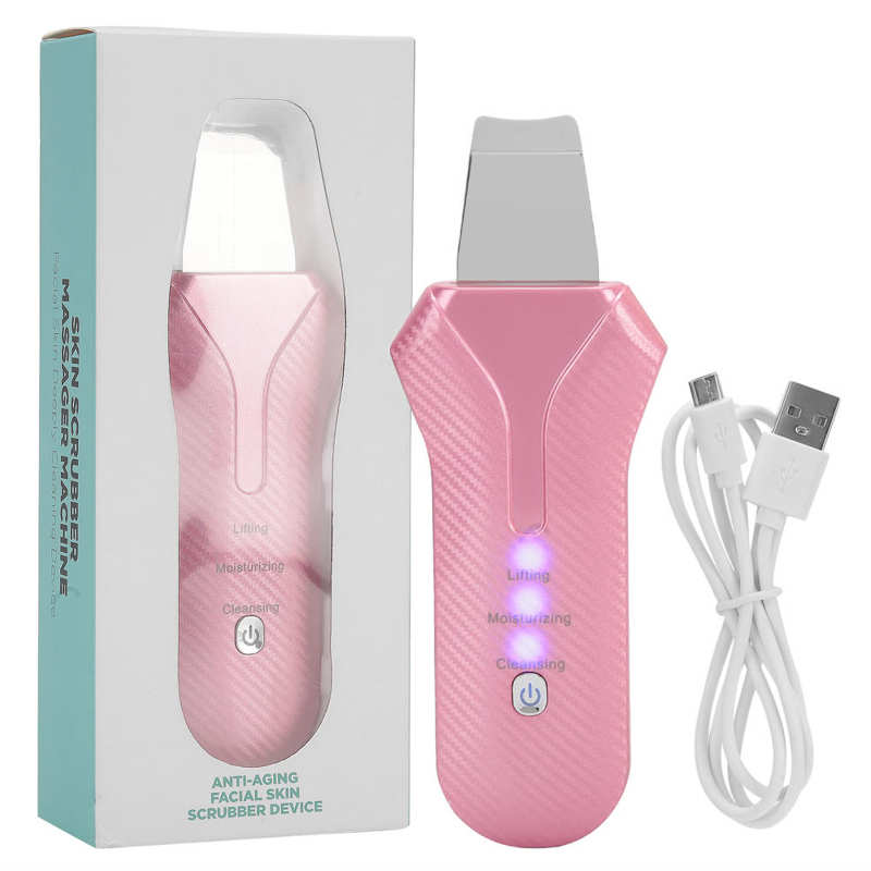 Ultrasonic Face Skin Scrubber Facial Cleaner Peeli... – Vicedeal