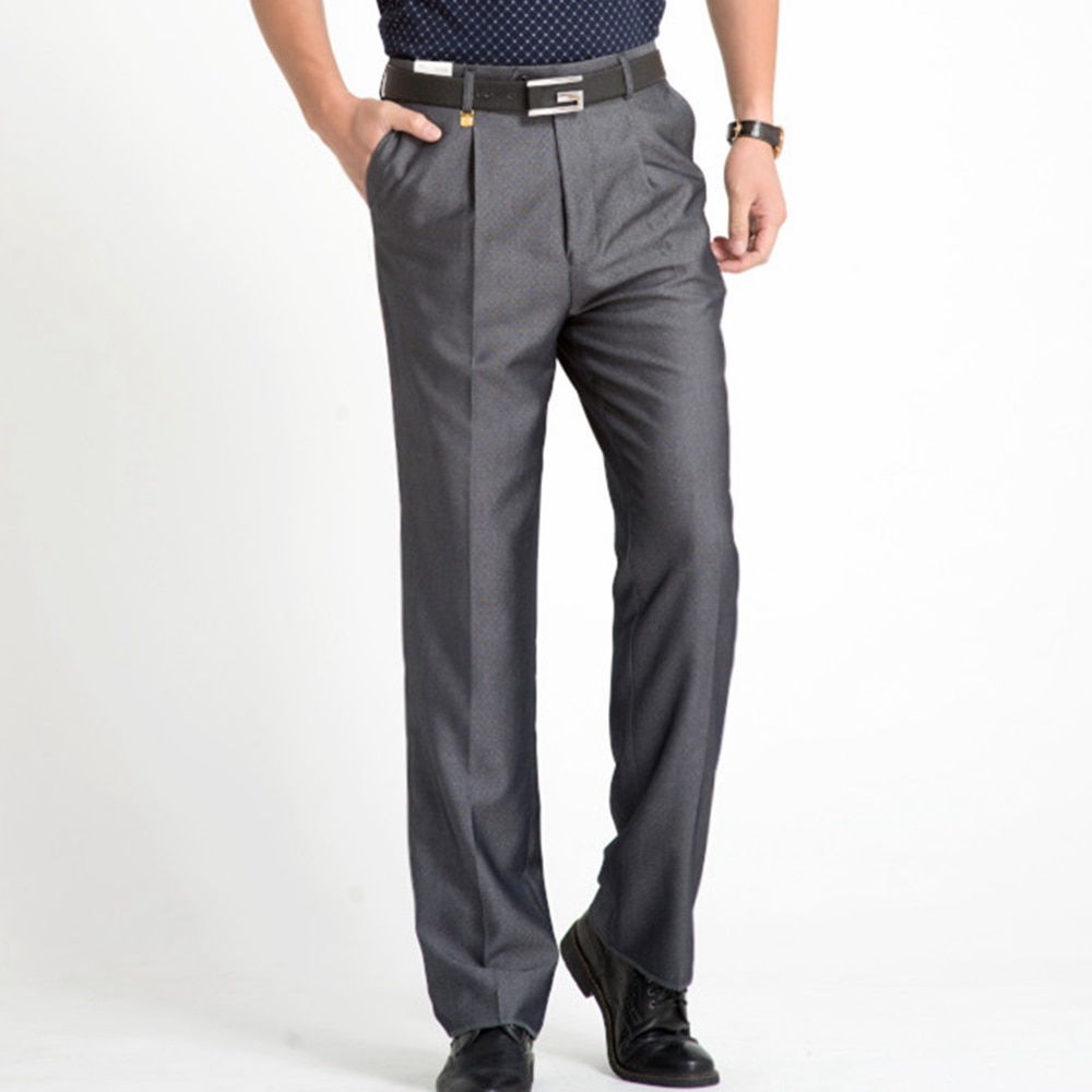 Casual Formal Wedding Men Suit Pants Slim Fit Bran... – Grandado