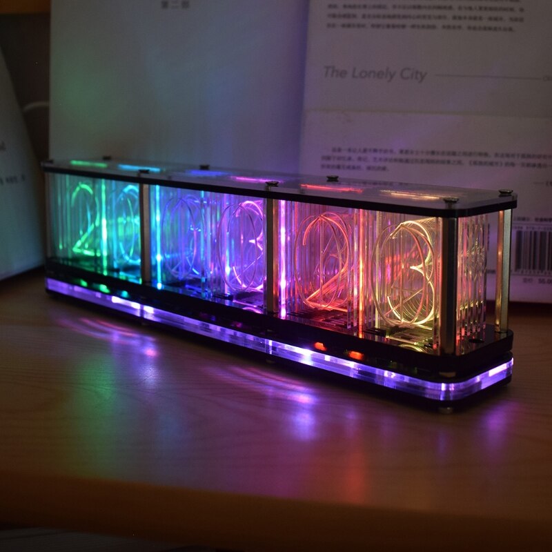 Time Tube Glow Tube Quasi-glow Tube Clock LED Digi... – Grandado