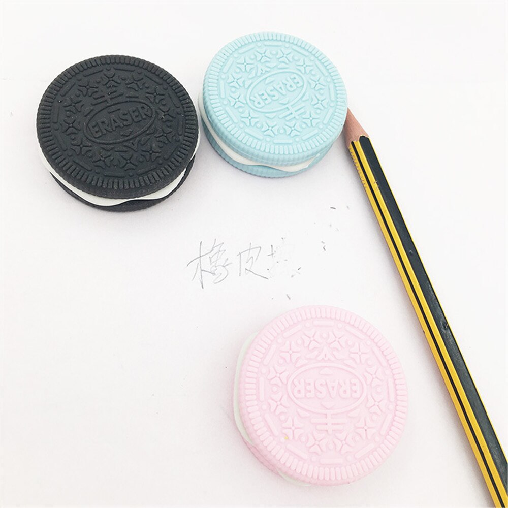 1PC Cute Eraser Chocolate Cake Sandwich Biscuit Co... – Grandado
